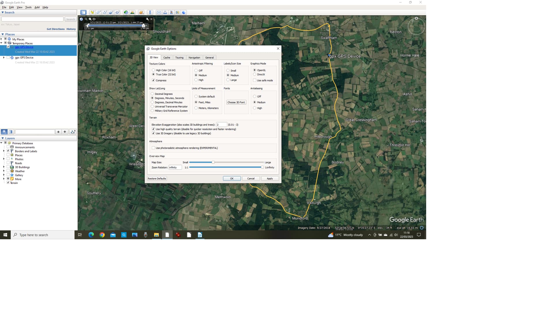 Creating a virtual track of your route using Google Earth Pro - How To ...